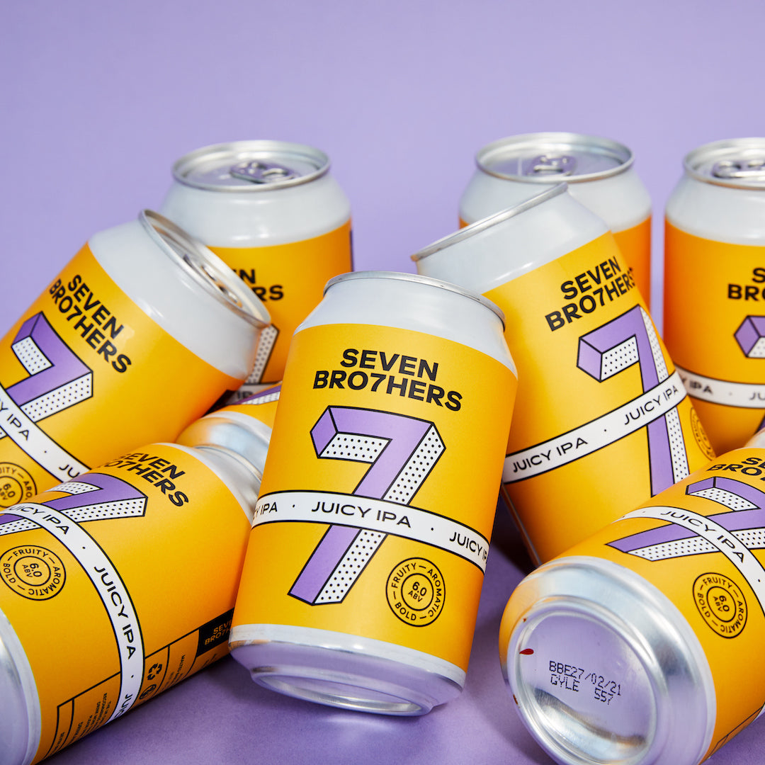 Buy Juicy IPA | 6% Fruity Hazy IPA | SEVEN BRO7HERS